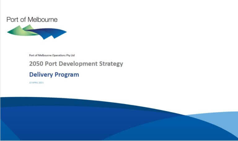 PDS Delivery Program - Port of Melbourne